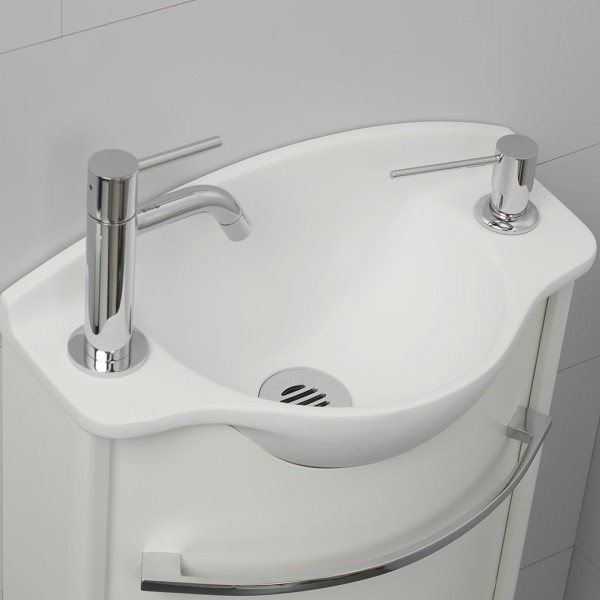 Lave-mains profondeur 20 cm - vasque avec ou sans meuble