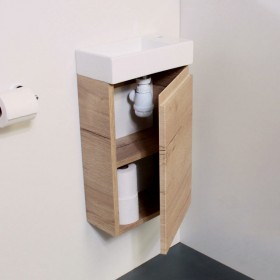 Lave-mains profondeur 17 à 18 cm avec ou sans meuble